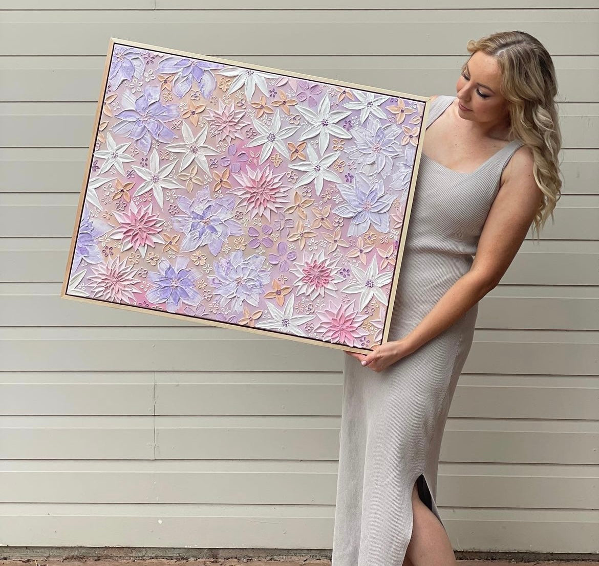 ‘Something about her’- Original Textured Artwork On Canvas – Isla Dream ...